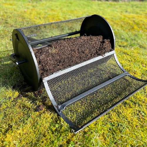 Spreader Roller Rolling Garden Lawn Compost Peat Loam Top-Dressing (70 ...