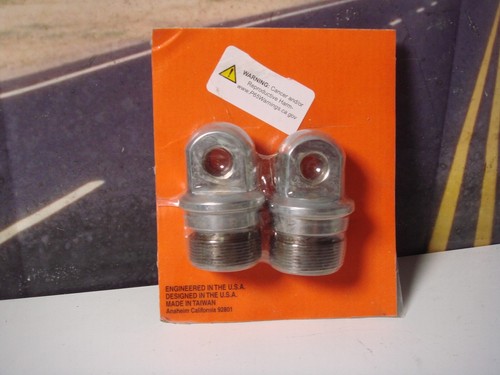 Harley Fork Tube Plug Set 41mm Zinc Glide Shovel Softail EVO V-Twin 24 ...