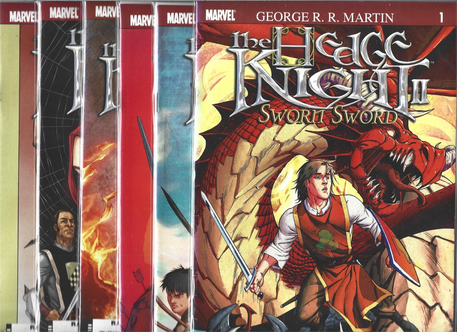 GEORGE R.R. MARTIN HEDGE KNIGHT II SWORN SWORD #1-#6 SET (VF-) MARVEL ...