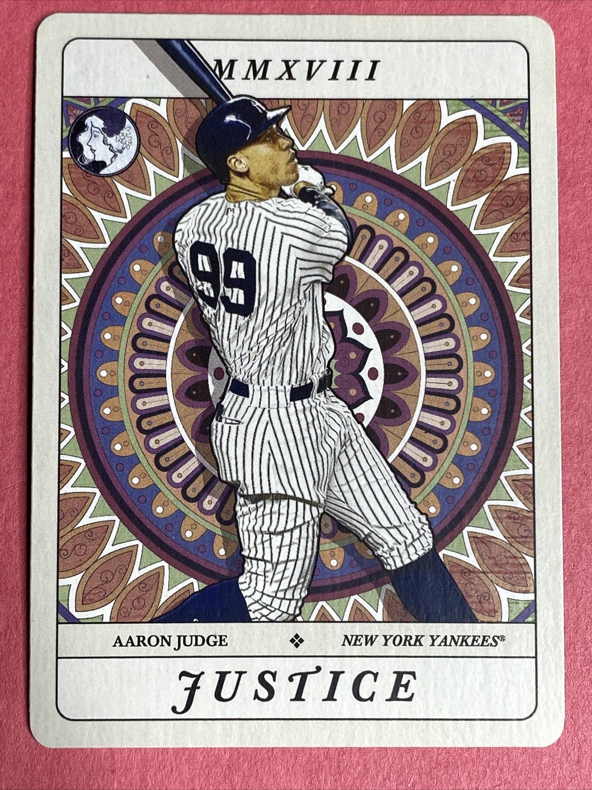 2018 Topps Gypsy Queen Tarot Diamond Justice #TOD-1 Aaron Judge New ...