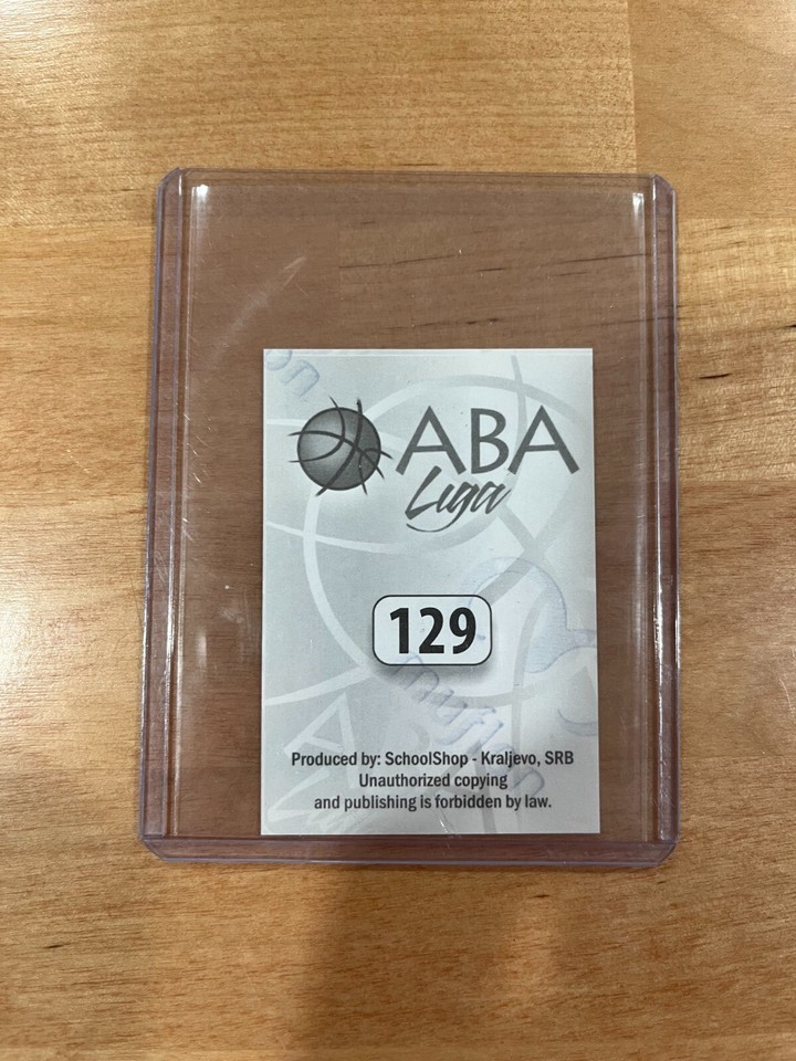 2014-15 SchoolShop ABA Liga Stickers #129 Nikola Jokic Nuggets Rookie ...