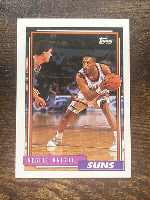 1992 Topps #84 Negele Knight Phoenix Suns L3927* | eBay