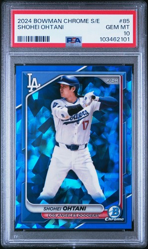 2024 BOWMAN CHROME SAPPHIRE EDITION #85 SHOHEI OHTANI PSA 10 | eBay
