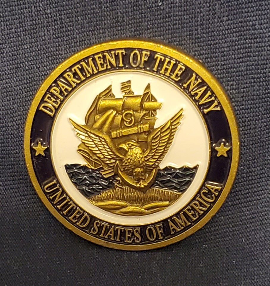 Vintage United States Naval Forces Korea Commander USN Navy Challenge ...