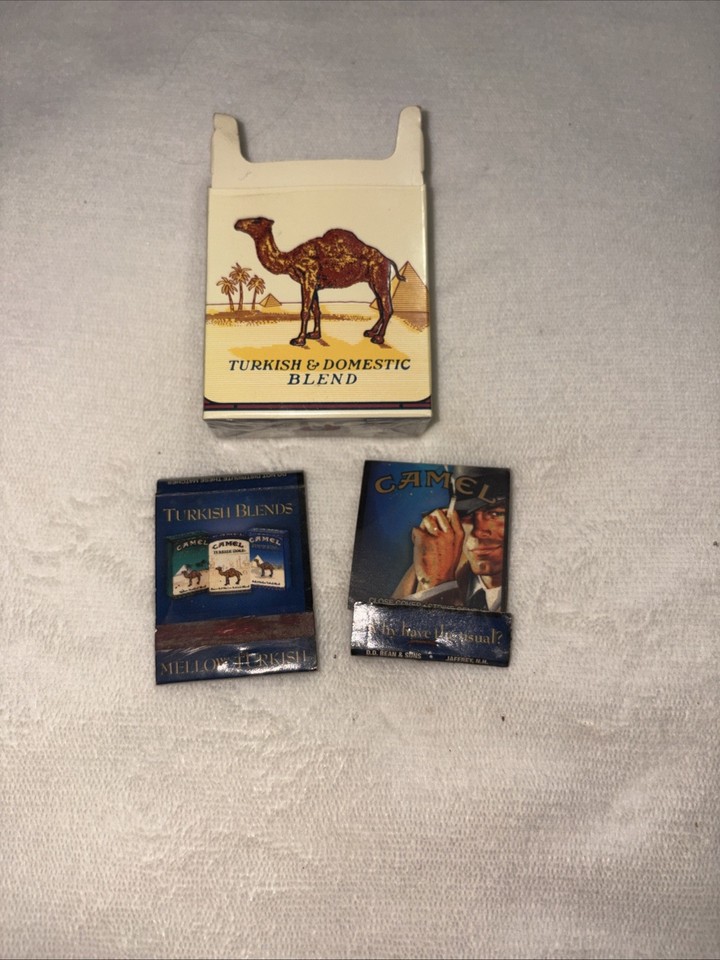 Vintage Camel Cigarettes Matchbook And Empty Cigarette Pack | eBay