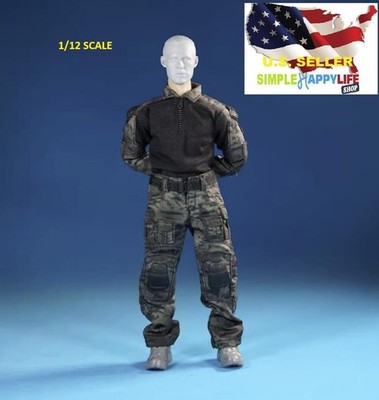 1/12 scale Army Combat MCBK Uniform For 6'' Mezco ANT Figure MixMax ...