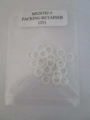 MS28782-5 Packing Retainer Back-up Ring - Lot of 25 | eBay