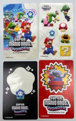 Nintendo Super Mario Bros. Wonder Sticker Complete Set Seven Eleven ...