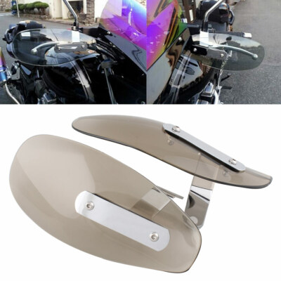 Motorcycle Handlebar Hand Guard Wind Deflector Shield For Harley ...