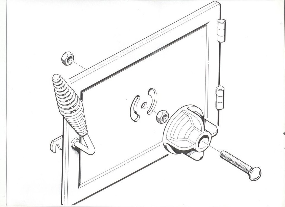 New air twist air inlet damper for wood burning stove fireplace ...
