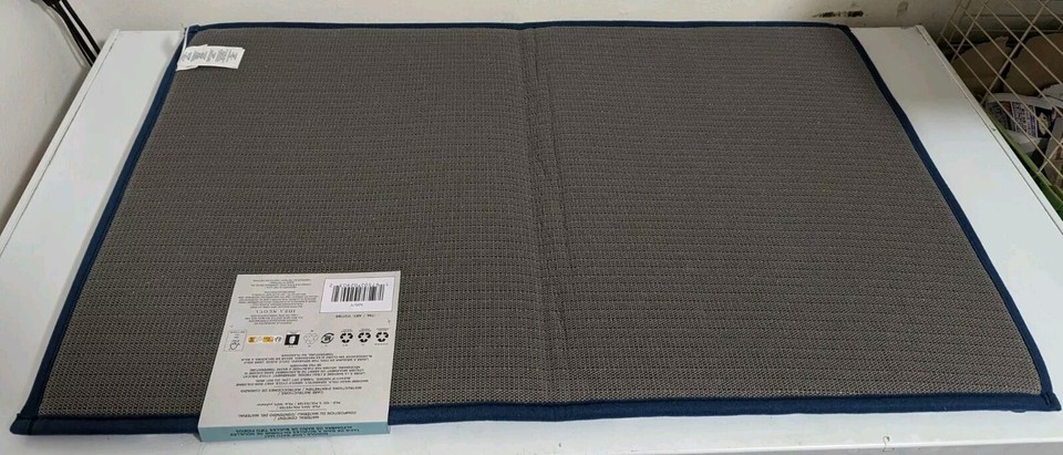 Essential Spa Noodle Loop Bath Mat 24" X 36" Navy | eBay