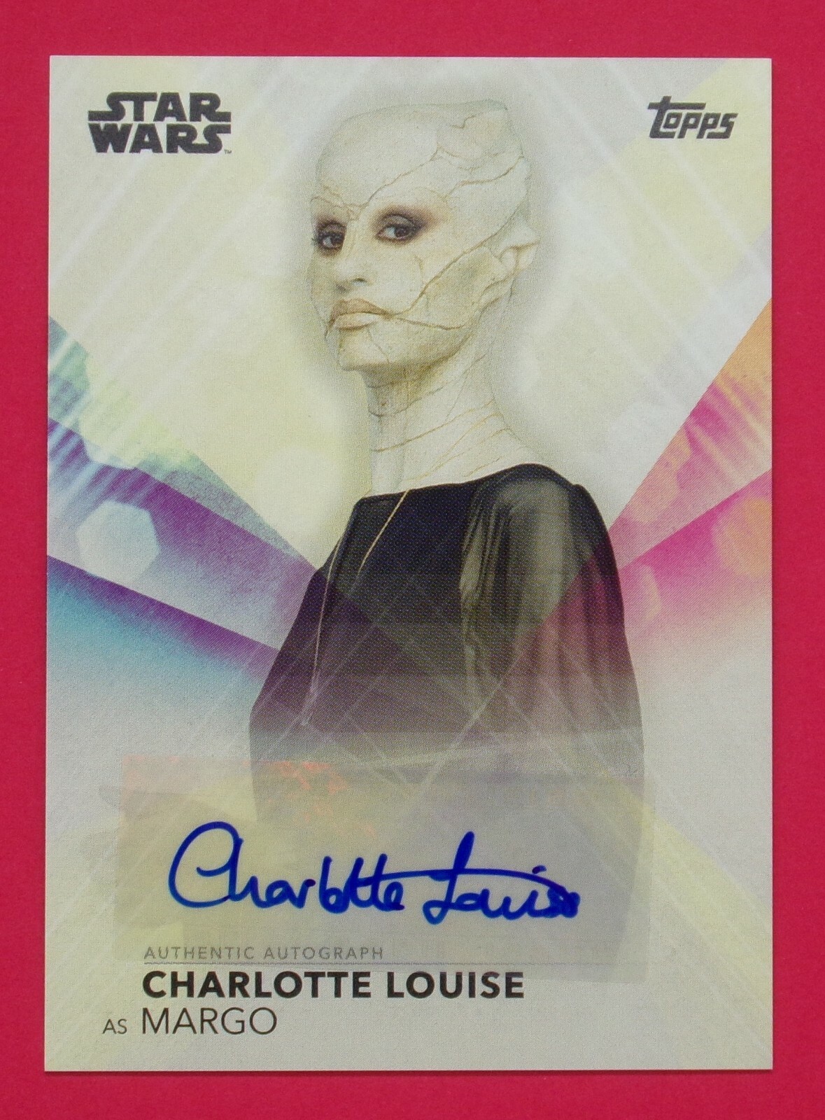 2020 Women of Star Wars Charlotte Louise as Margo Autograph #ACL | eBay