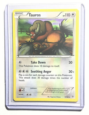 TAUROS - 57/83 - XY GENERATIONS - Rare - Pokemon Card - NM | eBay