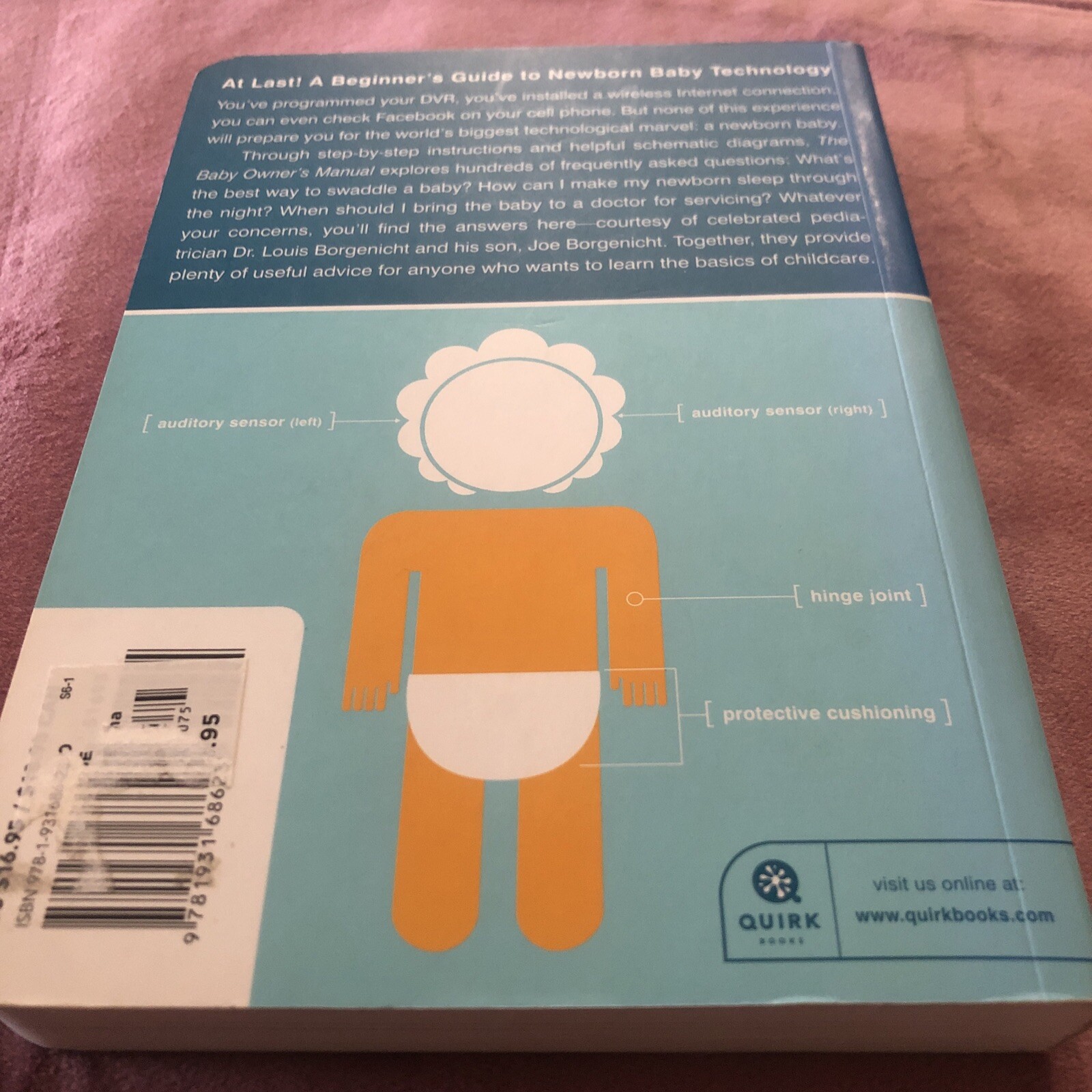 Baby Owner's Manual Child Care Advice Upbringing Tips Guide Book Free ...