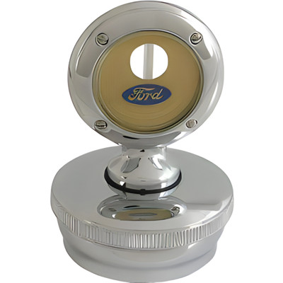 Ford Boyce Model A Junior Motometer w/ Locking Cap Chrome Plain Logo ...
