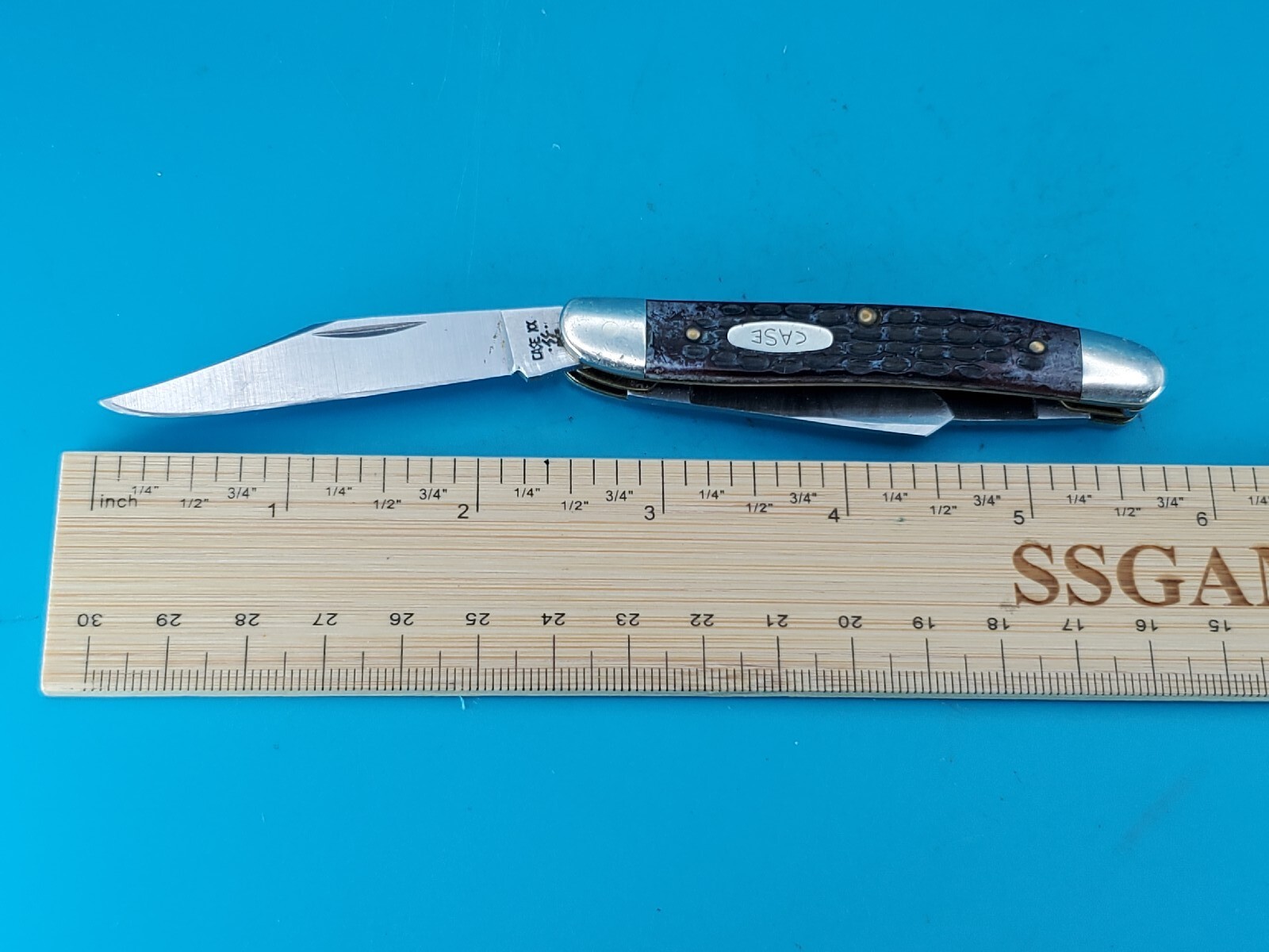 Case XX Medium Stockman Brown Standard Jig Delrin 63087SS Pocket Knife ...