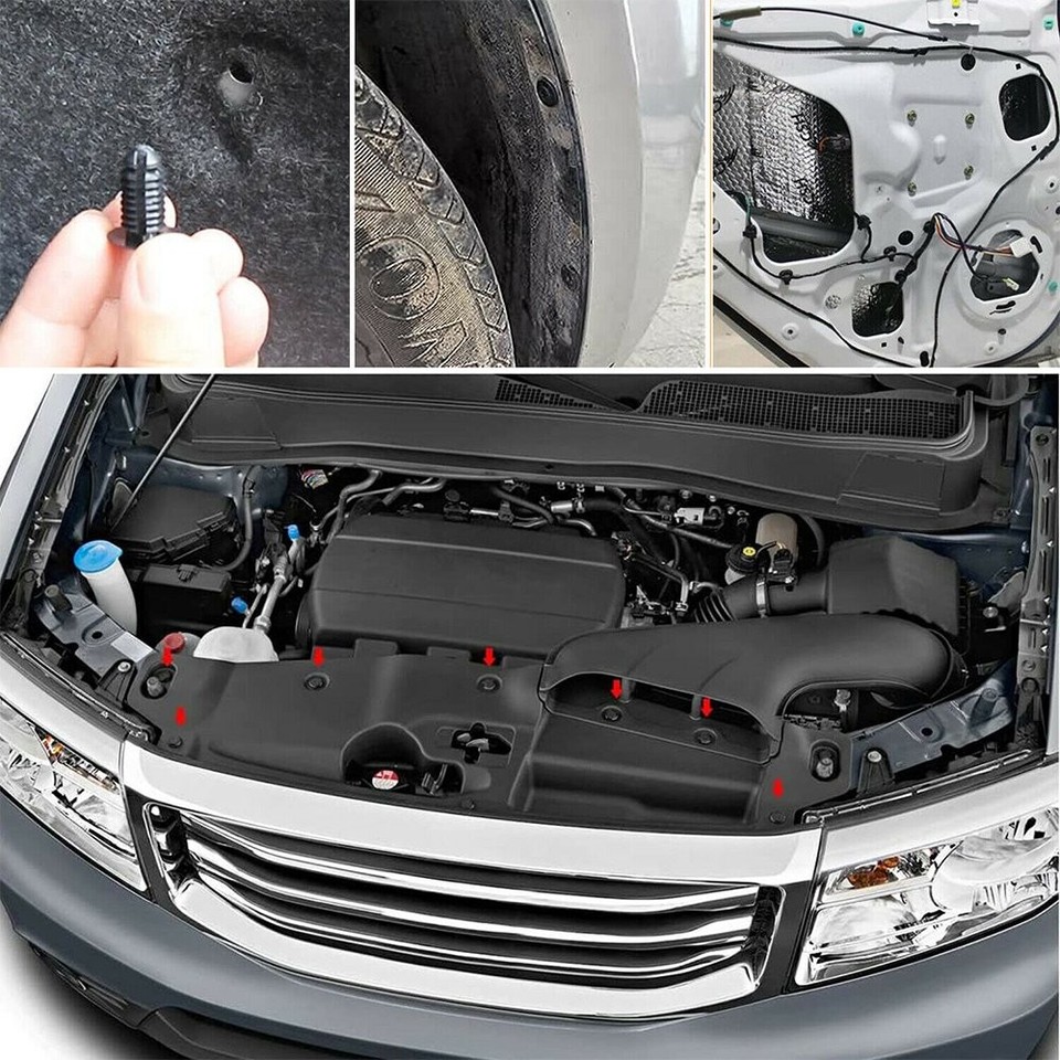 Clip Fender Trim Car Auto Push Pin Rivet Bumper Door Panel Retainer ...