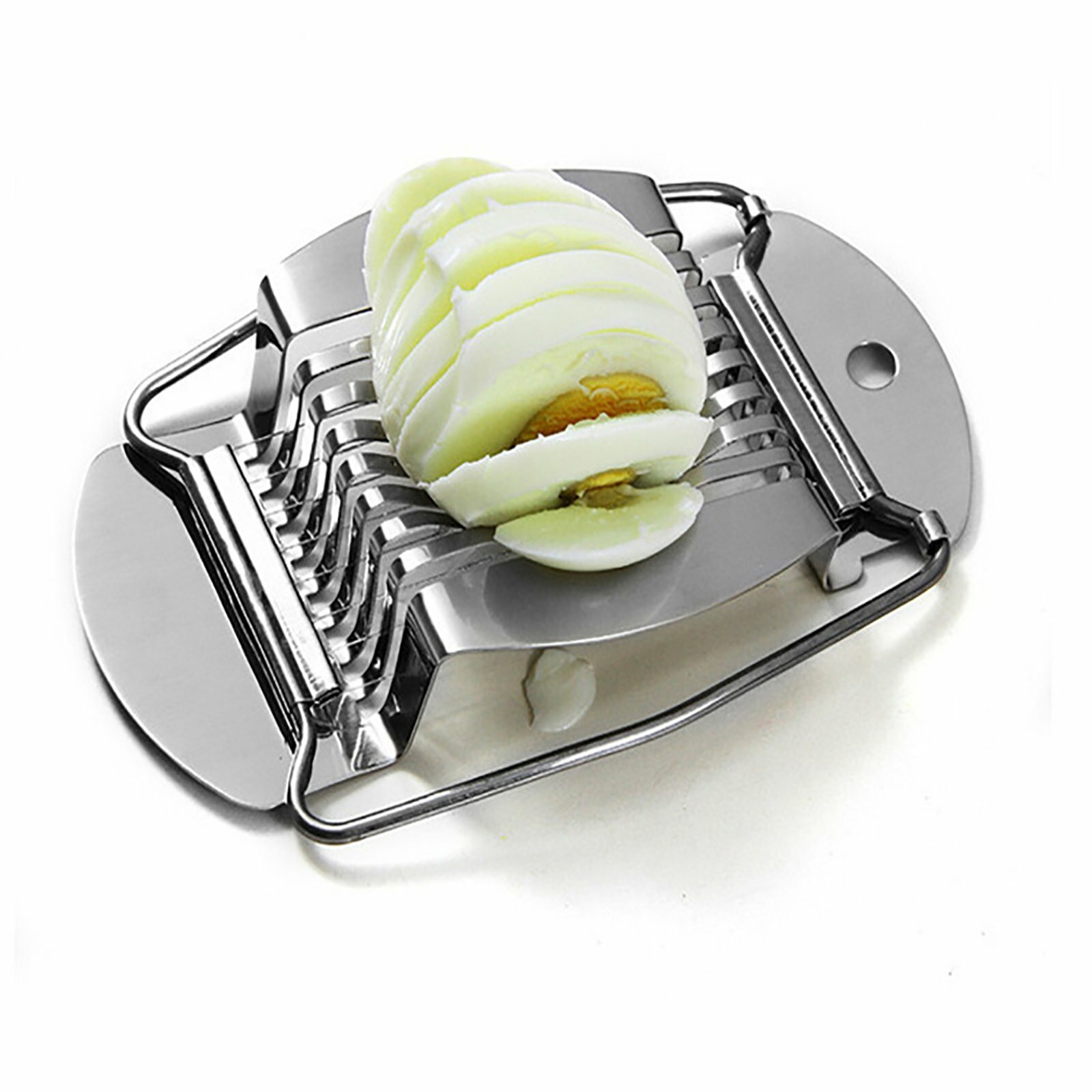1x Stainless Steel Boiled Egg Slicer Cutter Mushroom Tomato Ham Kitchen ...