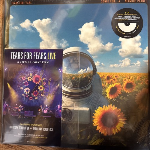 SIGNED COCOA CREAM 2 LP SET SEALED TEARS FOR FEARS SONGS FOR A NERVOUS PLANET | eBay