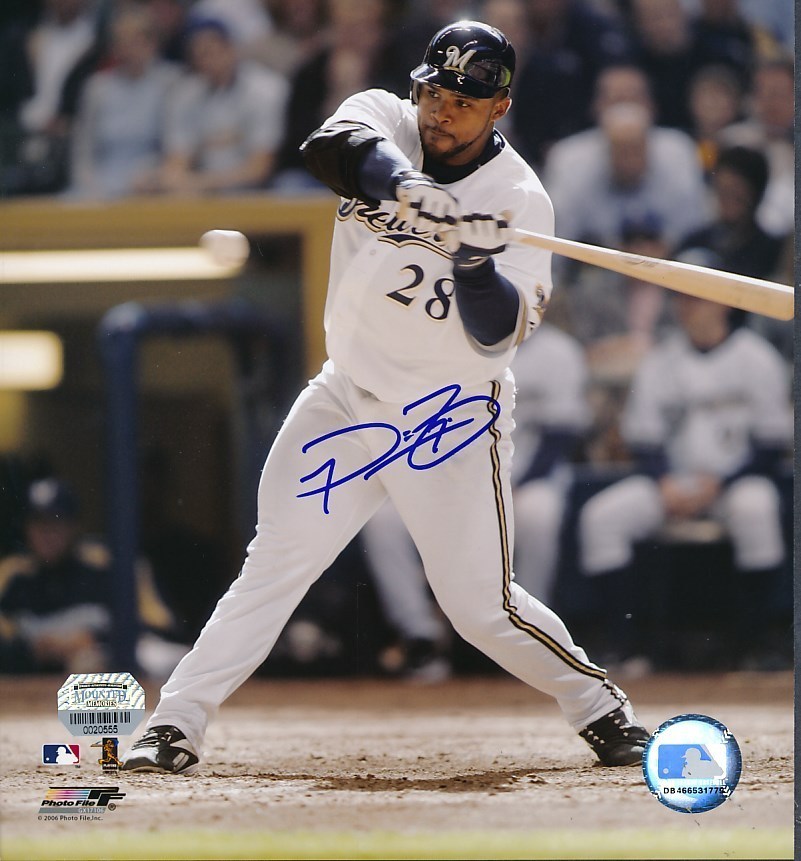 Prince Fielder Brewers Signed 8x10 Photo Autograph Auto Mounted ...