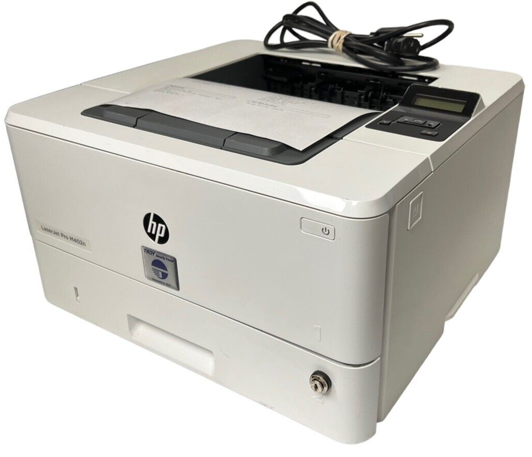 HP LaserJet Pro M402n Network USB Troy Security Monochrome Printer, Pg ...