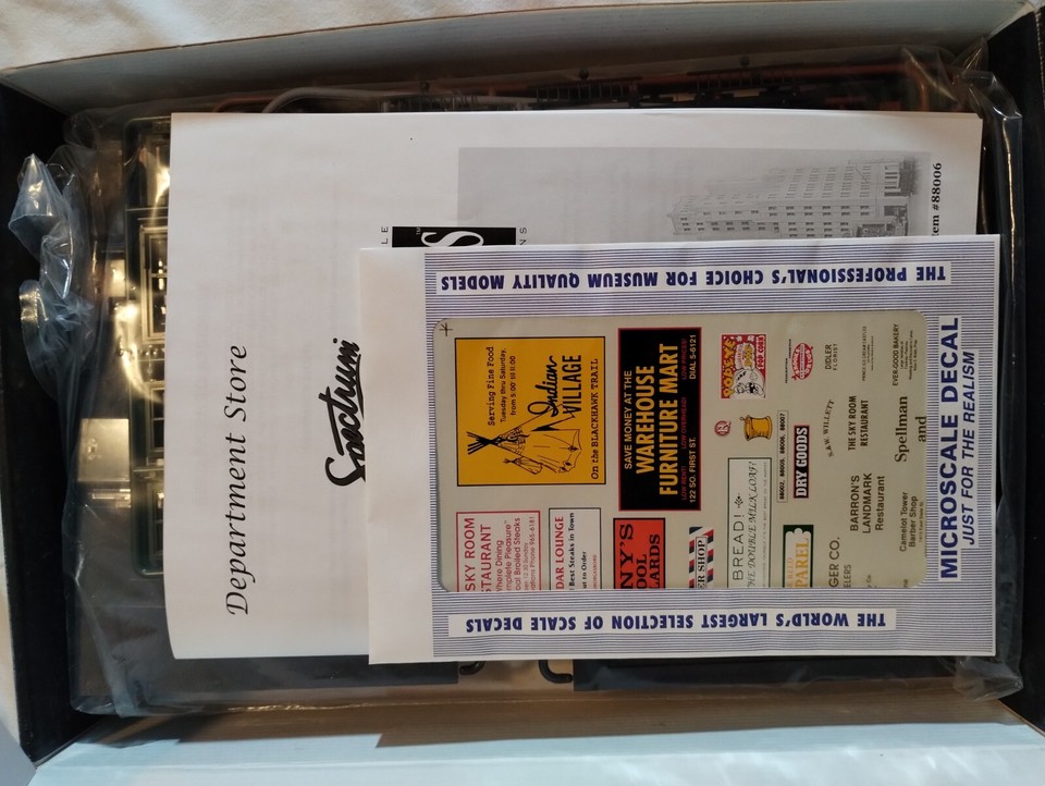 Bachmann's Cityscenes - Department Store #88006 HO Scale Kit | eBay