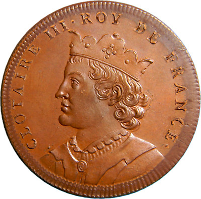 France 1830-48 Restrike French Kings Medal # 13 Clotair III (03549) | eBay