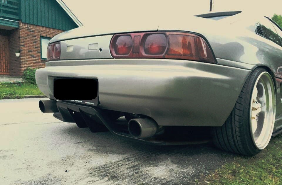 Toyota MR2 SW20 Top Secret look rear bumper diffuser / undertray ...