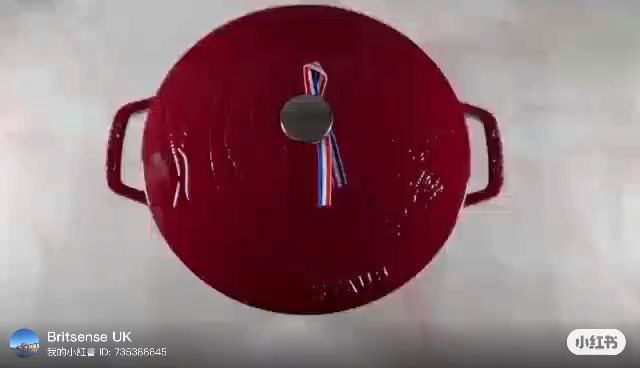 FREE SHIPPING: STAUB 24cm ROUND CAST IRON DRAGON COCOTTE/FRENCH OVEN ...