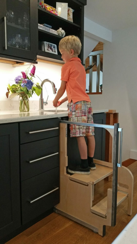 Diy Pull Out Step Stool Step Stool Pull Out By Wellborn Cabinet Inc