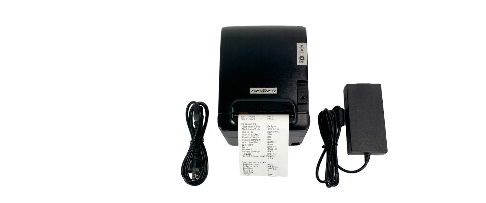 Partner Rp-600 RP600 POS Serial Auto-cut Direct Thermal Receipt Printer ...
