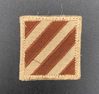 US Army 3rd ID Desert Color Theatre Made Patch OIF OEF | eBay