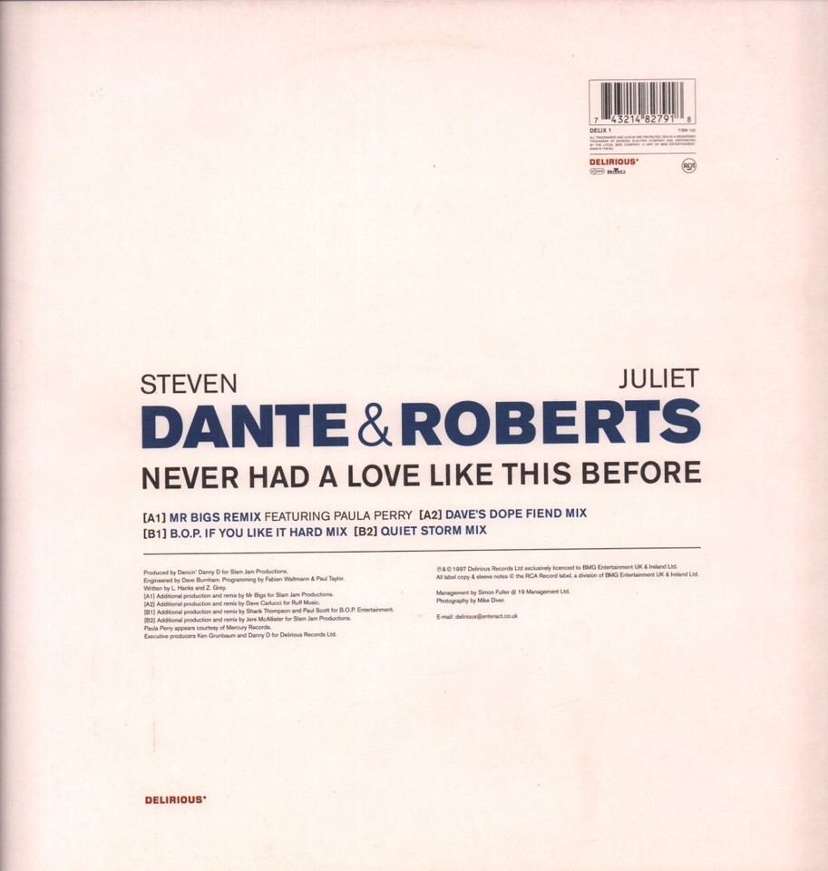 Steven Dante and Juliet Roberts Never Had A Love Like This Before 12 ...