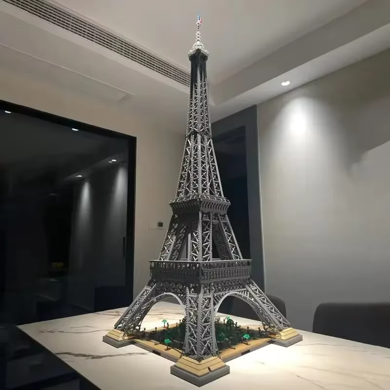 ⭐ Large Eiffel Tower Landmark Building Blocks – 10k+ PCS Display Model ...
