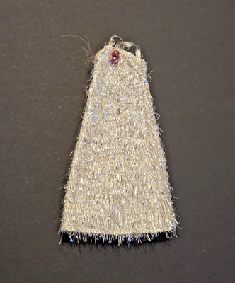 1970's PALITOY PIPPA DOLL MAXI SILVER DRESS (Tinsel or Lametta fabric ...