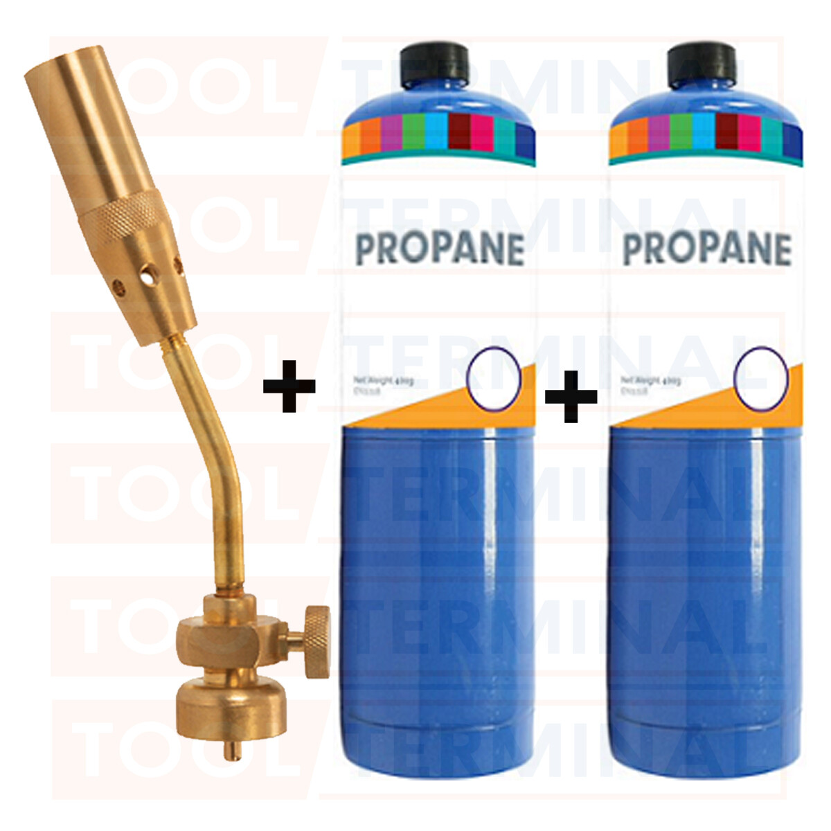 Profire Plumbers Torch Blowlamp MAPP Propane Gas bottle heating brazing ...