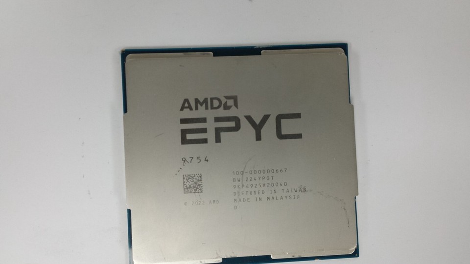 DEFECTIVE AMD EPYC 9754 128 Core 225GHz31GHz 256MB SP5 ZEN4 Processor ...