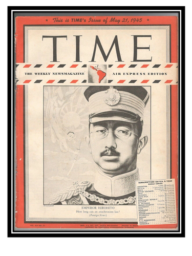 Time Magazine May 21, 1945 Hirohito End 2nd World War Artzybasheff Rare ...