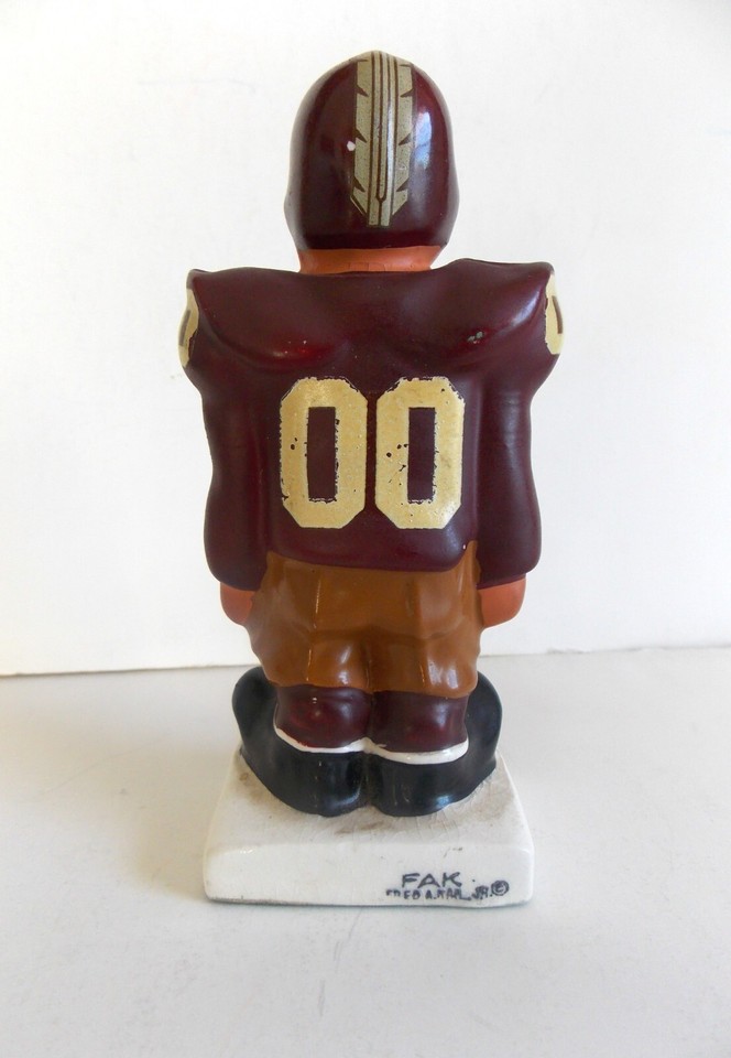 VINTAGE 1960'S NFL WASHINGTON REDSKINS FRED KAIL 5.5" CERAMIC FOOTBALL ...