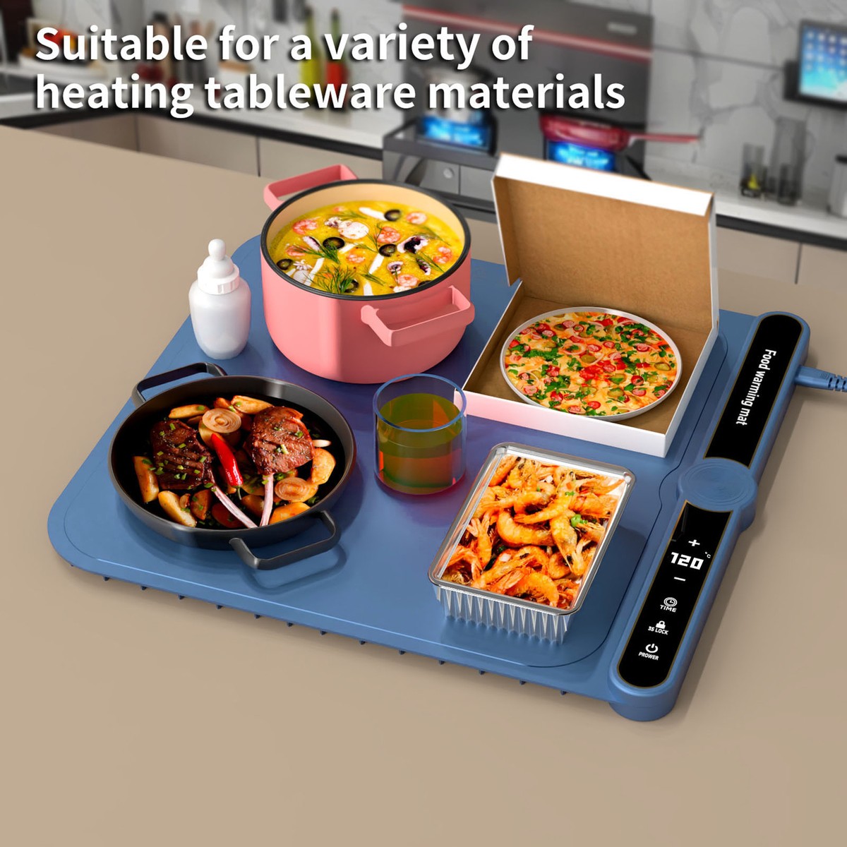 Plateful YTLAD Silicone - 6 Temp Settings & 5-Hour Timer, Foldable ...