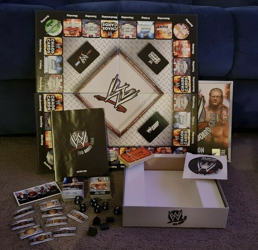 WWE DVD Board Game 2nd Edition - Complete | eBay Australia