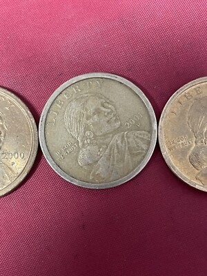2000 P SACAGAWEA ONE DOLLAR COIN US LIBERTY GOLD COLOR CIRCULATED | eBay