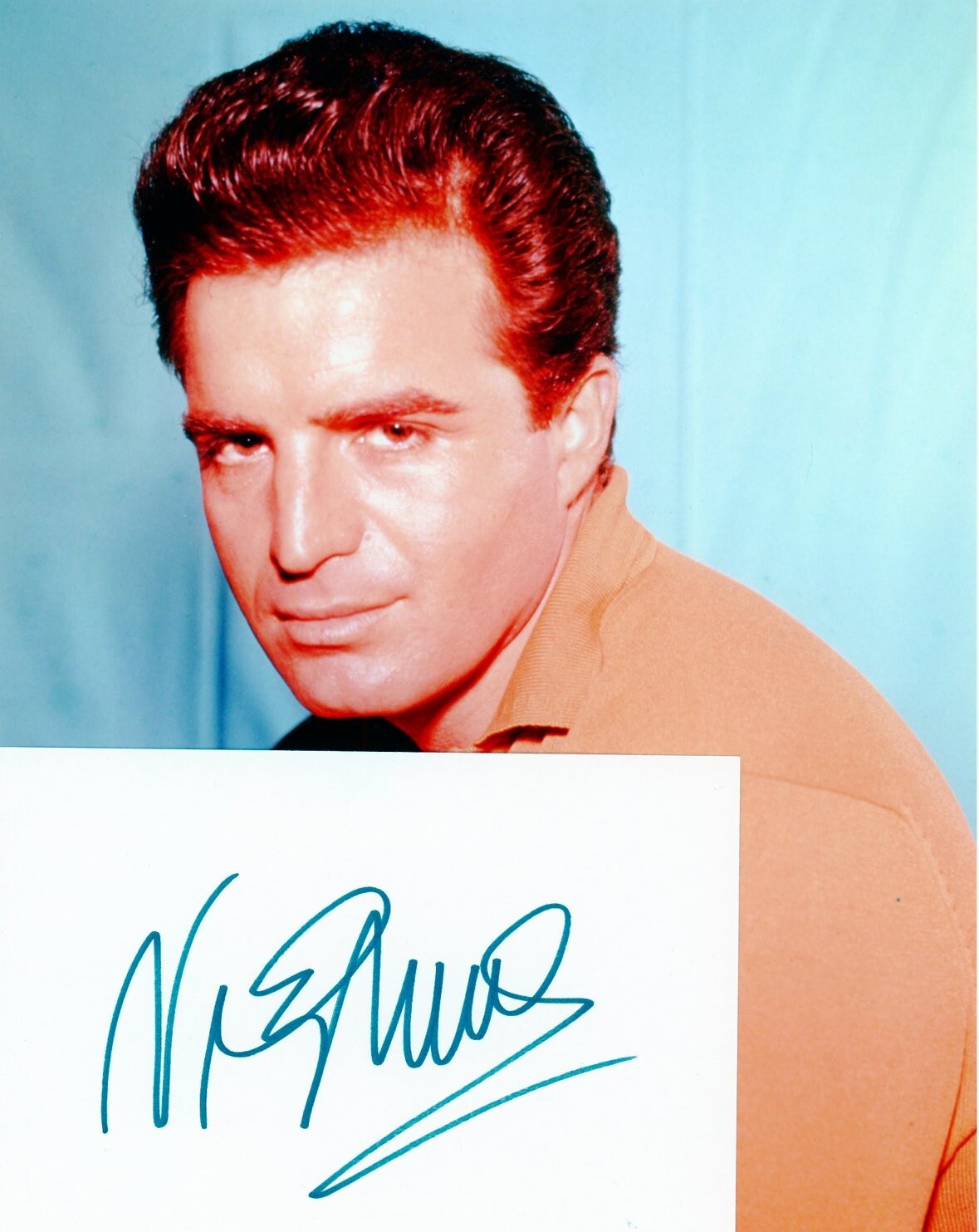 Vince Edwards--V. Reproduction Photograph & Hand Signed Notecard | eBay