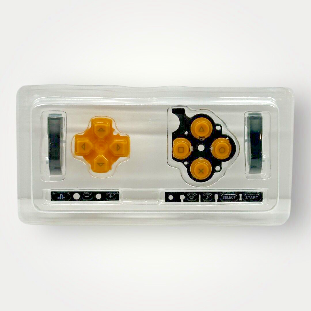 PSP 3000 Burnt Orange Dpad Right Button Start Select Volume RB LB ...