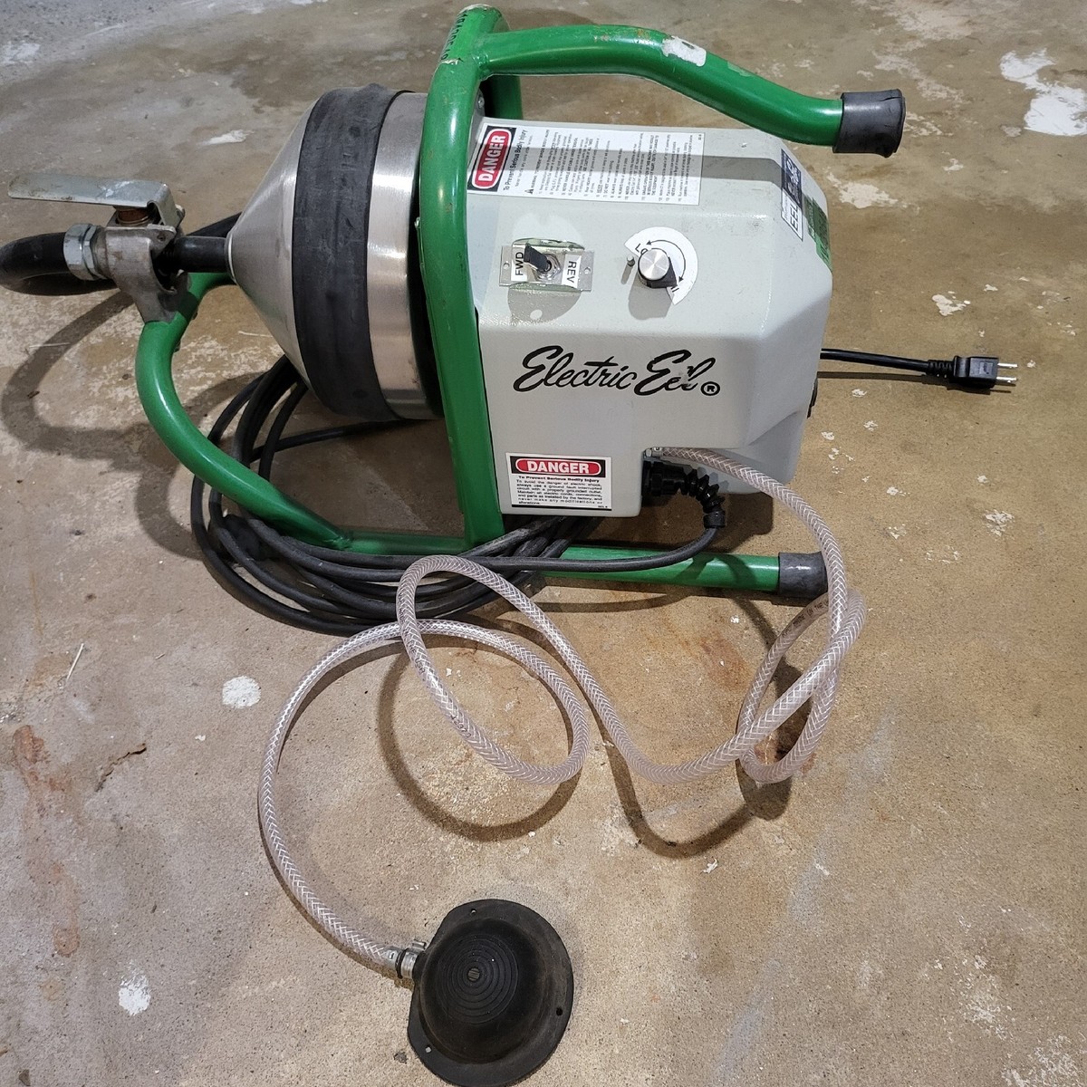 Electric Eel Sewer Machine