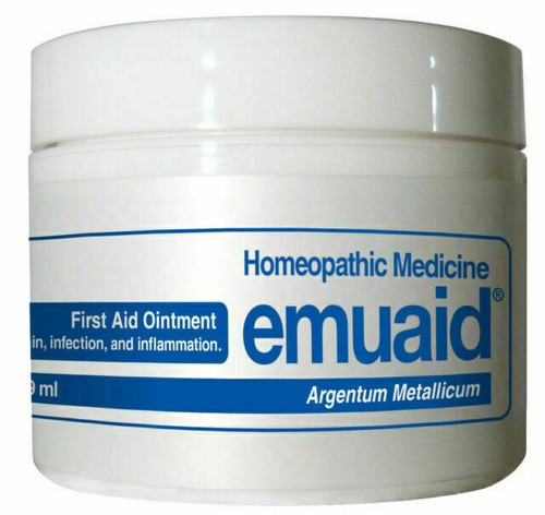 Emuaid First Aid Homeopathic Ointment 2 oz Argentum Metallicum ...
