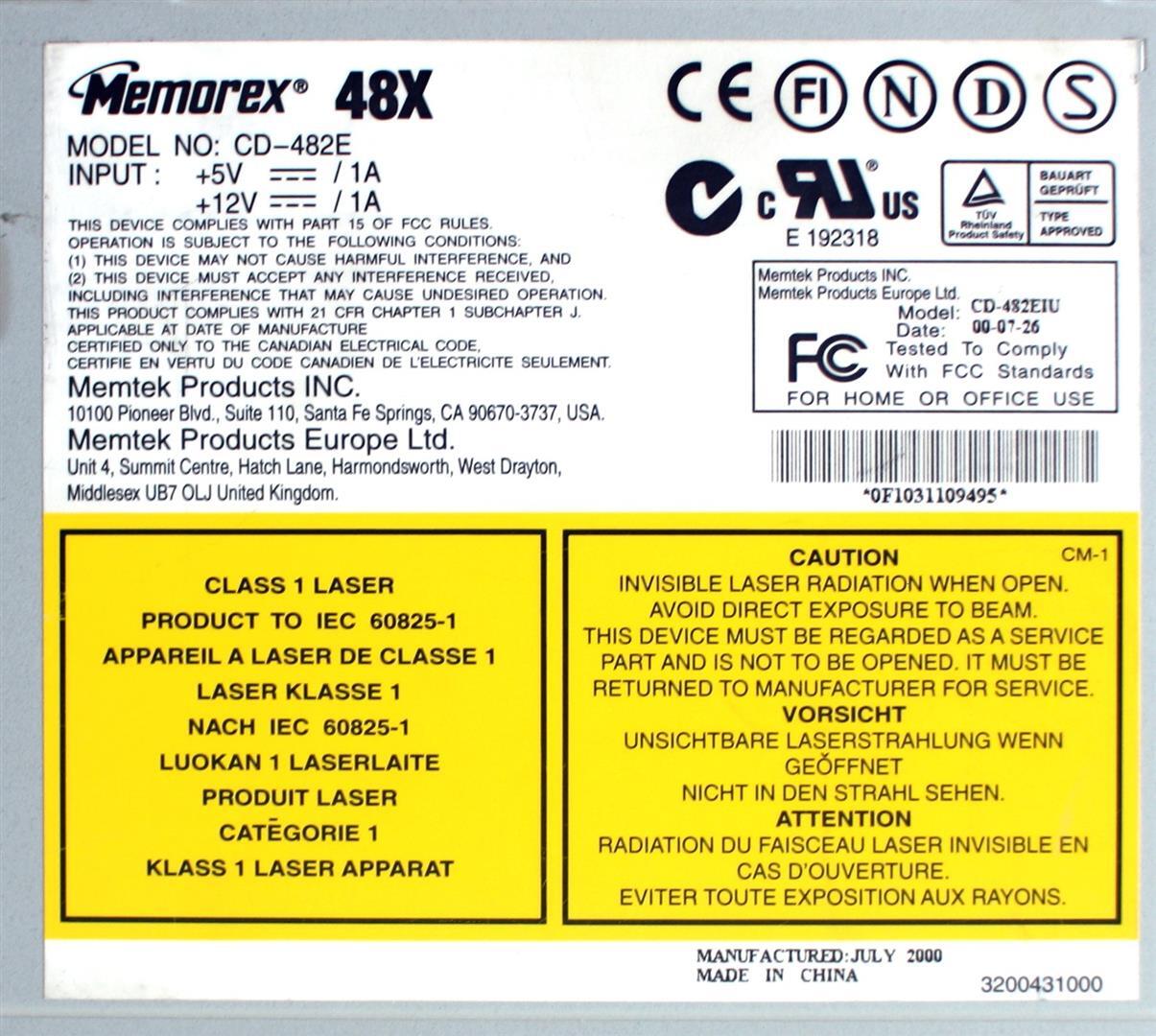 CD-ROM 48X, CD-482EIU | eBay