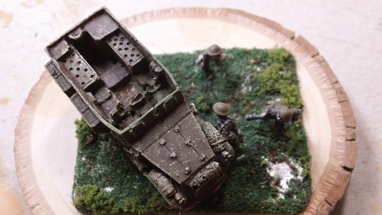 Flames of War 15MM OBJECTIVE MARKER HalfTrack British Infantry Troop ...