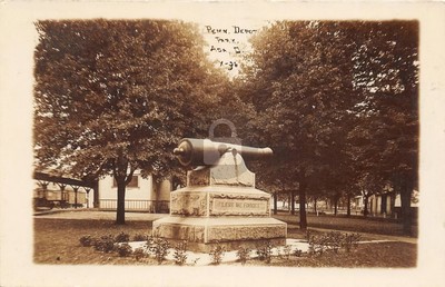 Ada Ohio Cannon at Penn Railroad Depot Park 1910s RPPC Postcard COPY | eBay