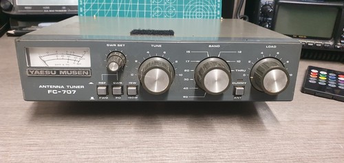 Yaesu Musen FC 707 Antenna Tuner with Dummy Load . Please read ...